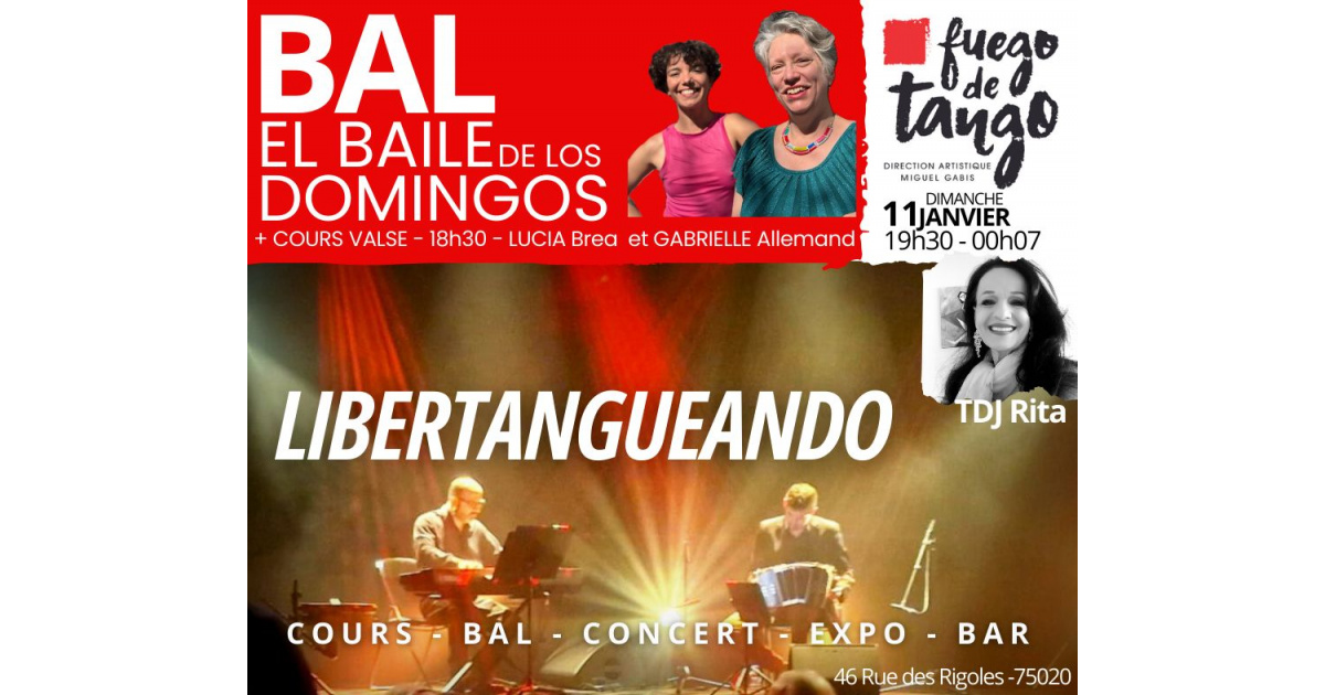 Argentine tango in Paris: dimanche a fuego du 11 janvier